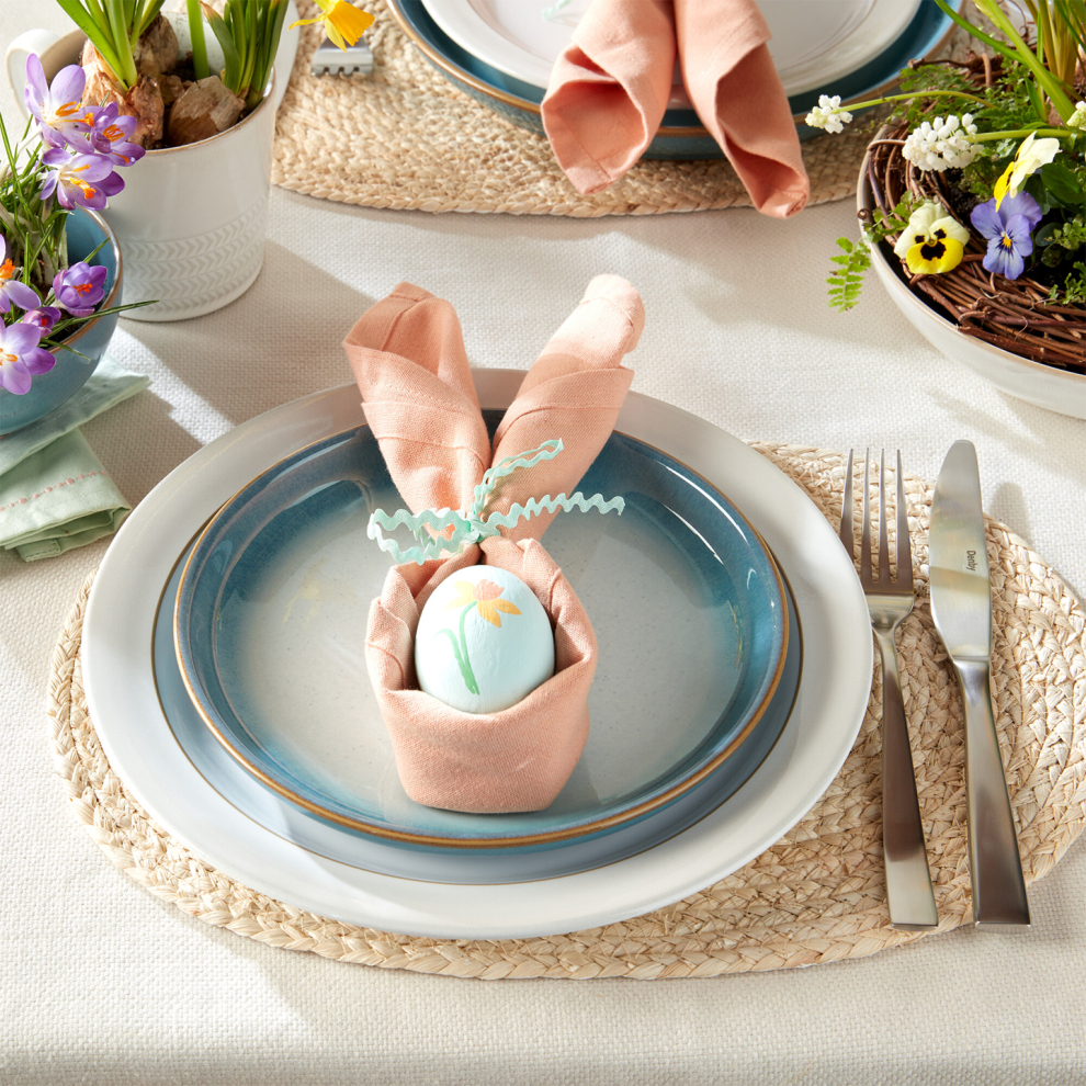 Azure Haze 12 Piece Coupe Dinner Set – Denby
