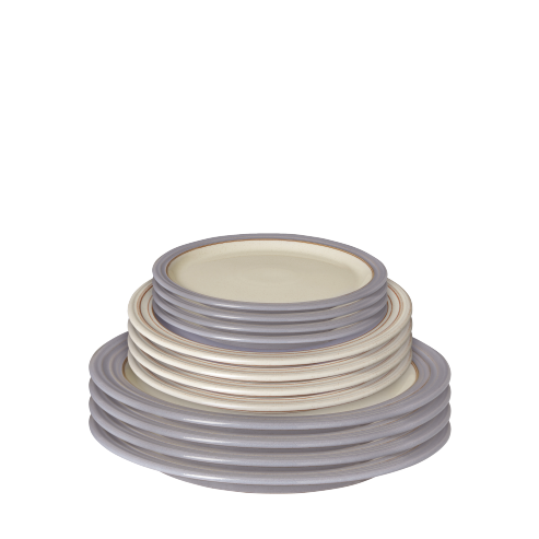 Heritage Lilac 12 Piece Plate Set – Denby