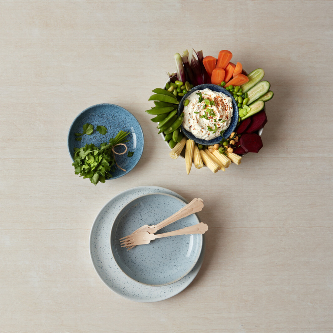 Studio Blue Flint Medium Nesting Bowl – Denby