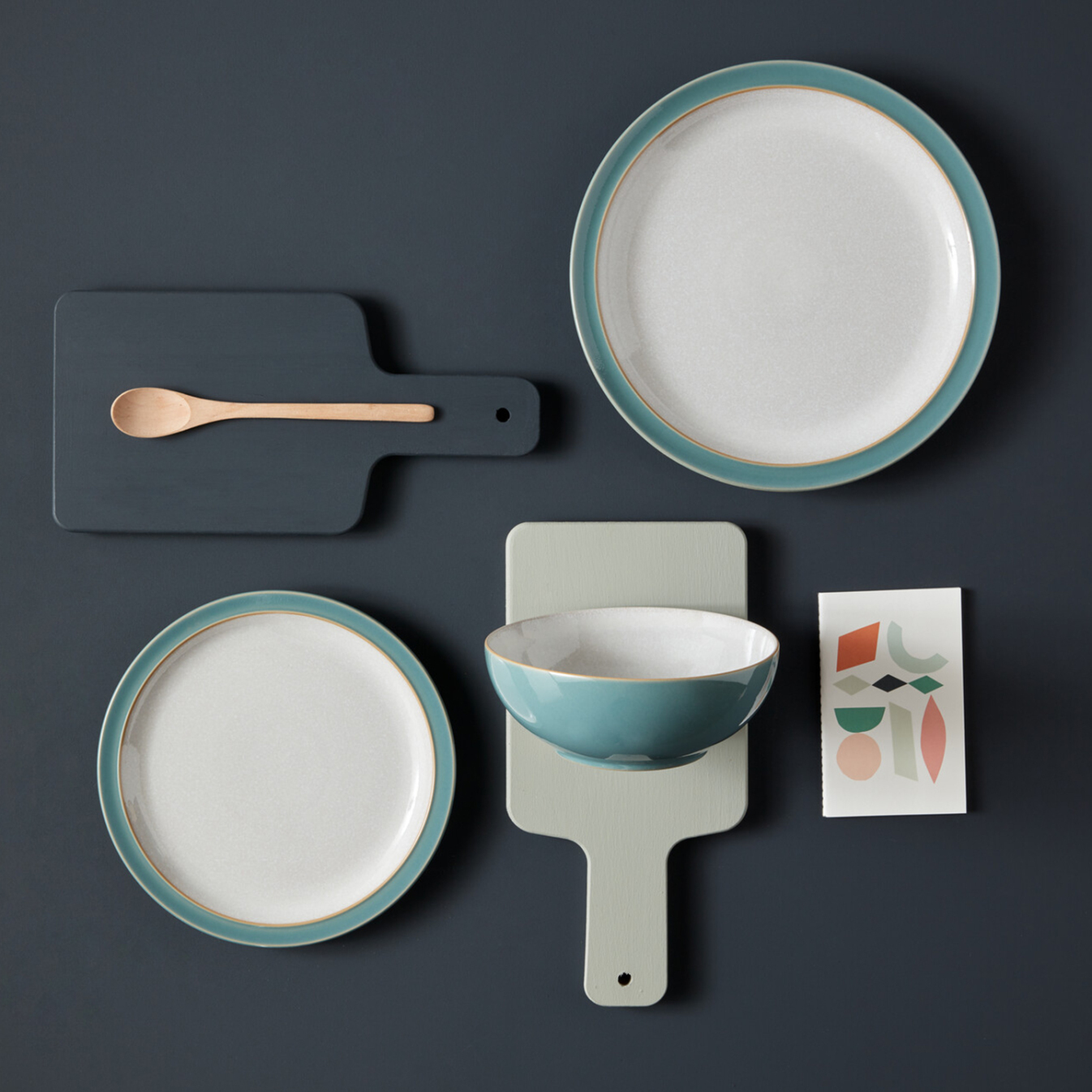 Elements Fern Green 12 Piece Dinnerware Set – Denby
