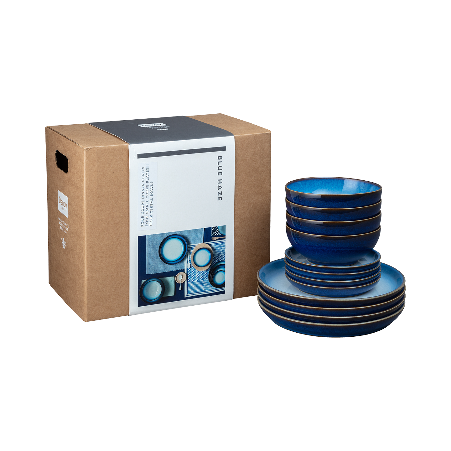 Blue Haze 12 Piece Dinner Set – Denby