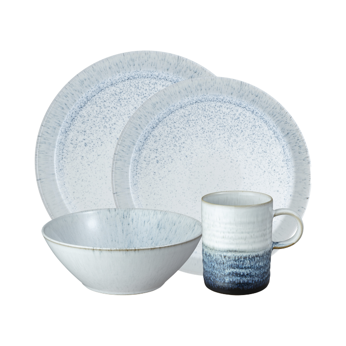 Kiln Blue By Denby 16 Piece Dinnerware Set